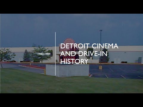 Detroit cinema and drive-in history 1980-1989 - YouTube