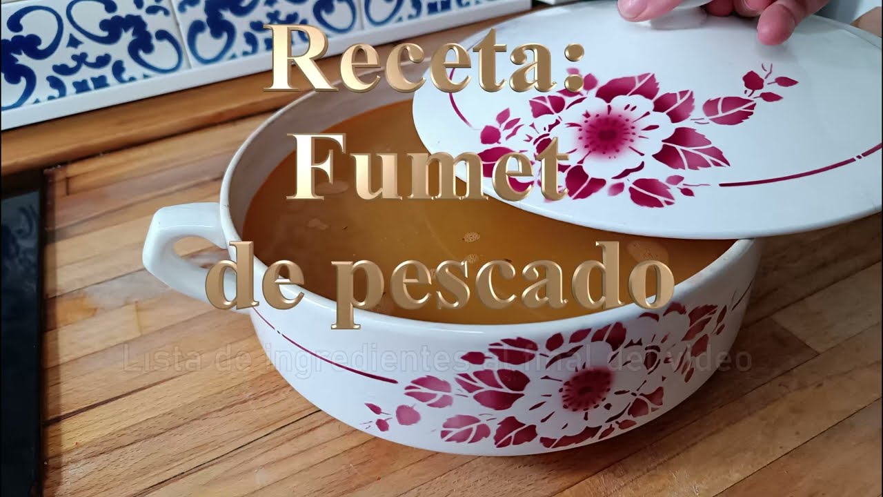 Fumet de pescado súper sabroso y fácil - YouTube