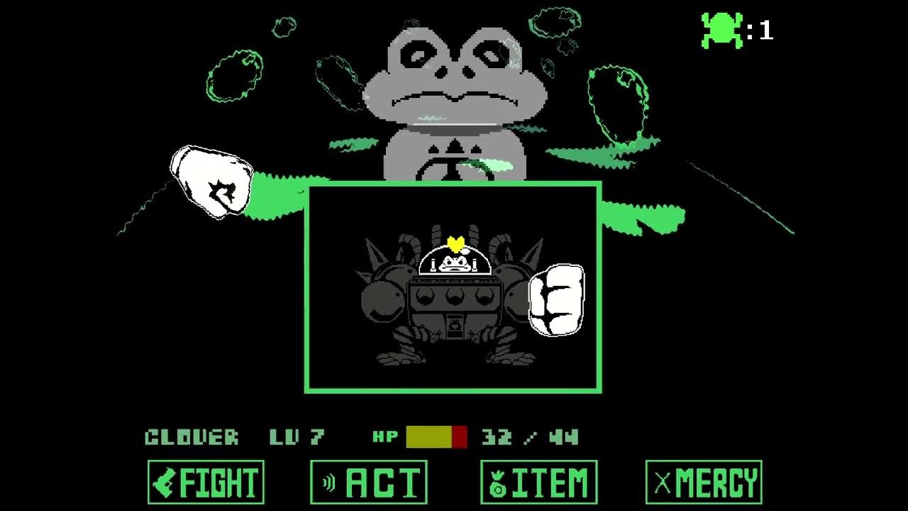 Undertale Yellow - Macro Froggit - YouTube