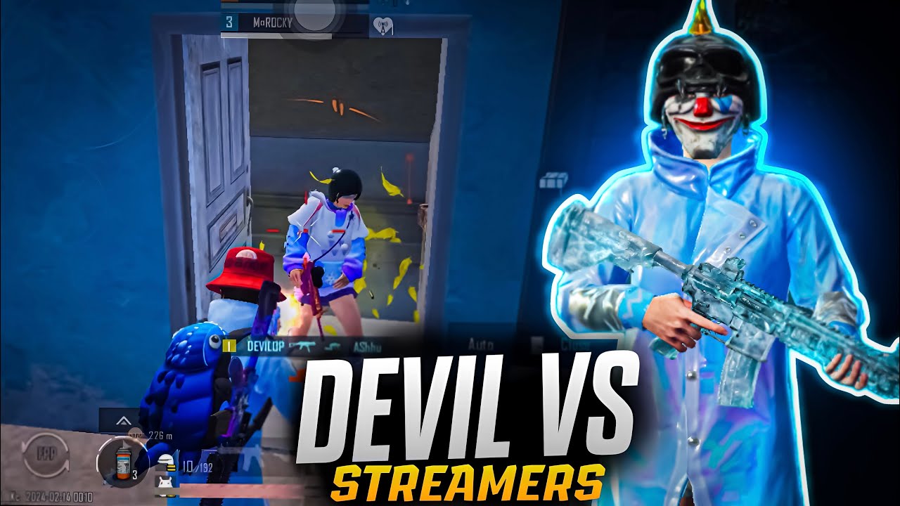 Devil Vs Rich Streamer’s 🔱 | Easy 1v4 ~ iPhone 13 Bgmi | YT DEVIL #bgmi ...