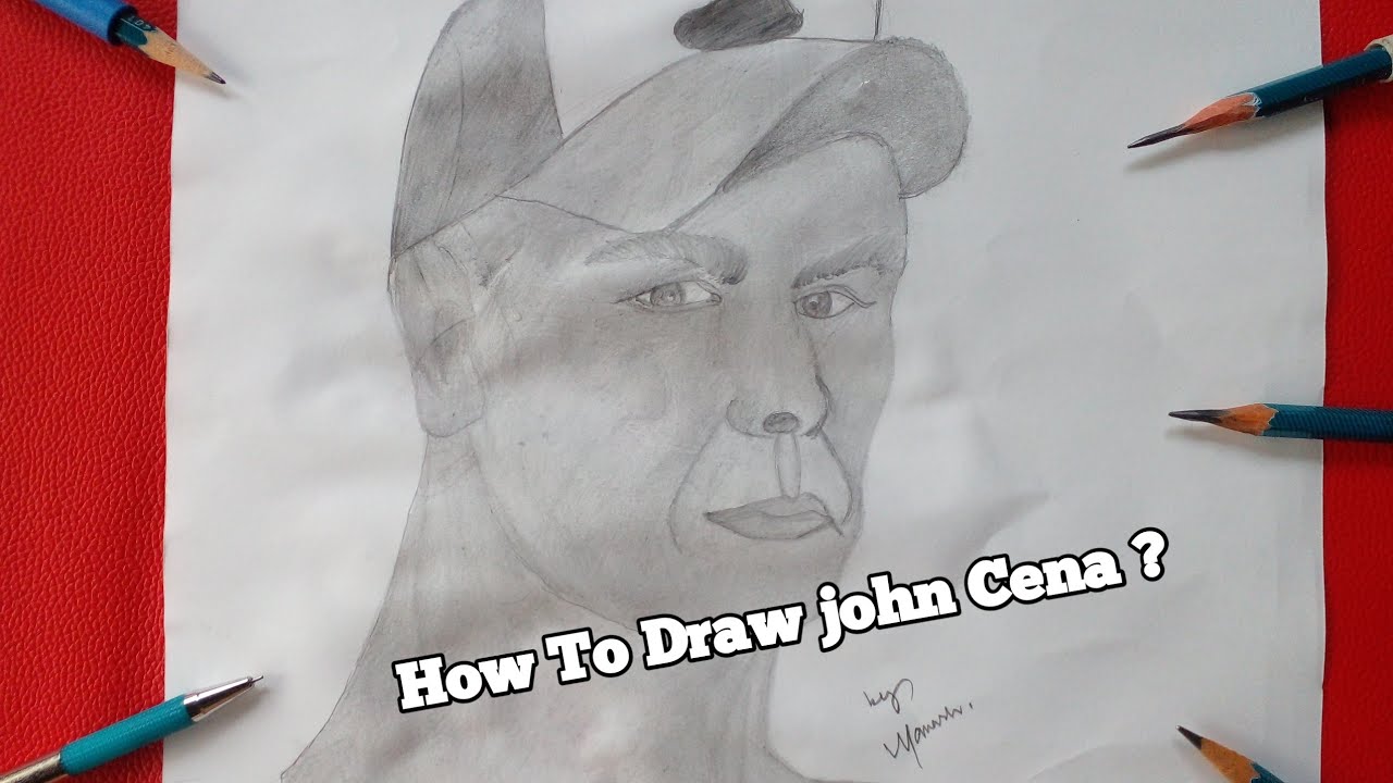 How To Draw John Cena | John Cena Drawing 💪🔥 - YouTube