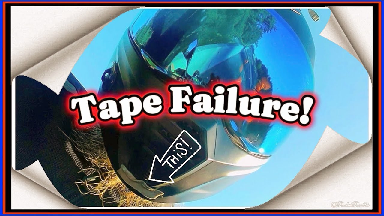 You can see the progression of its demise! 🫣 Tape Failure on the ...