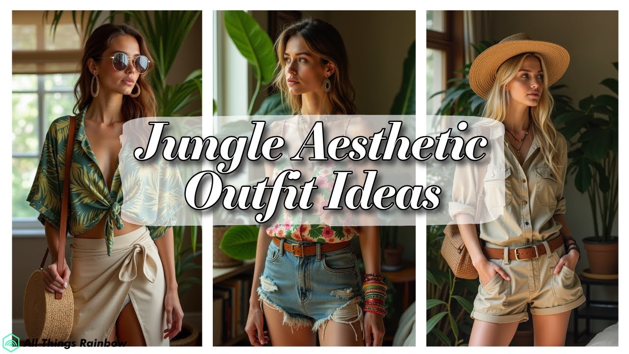 Jungle Aesthetic Outfit Ideas | Junglecore Outfit Ideas - YouTube