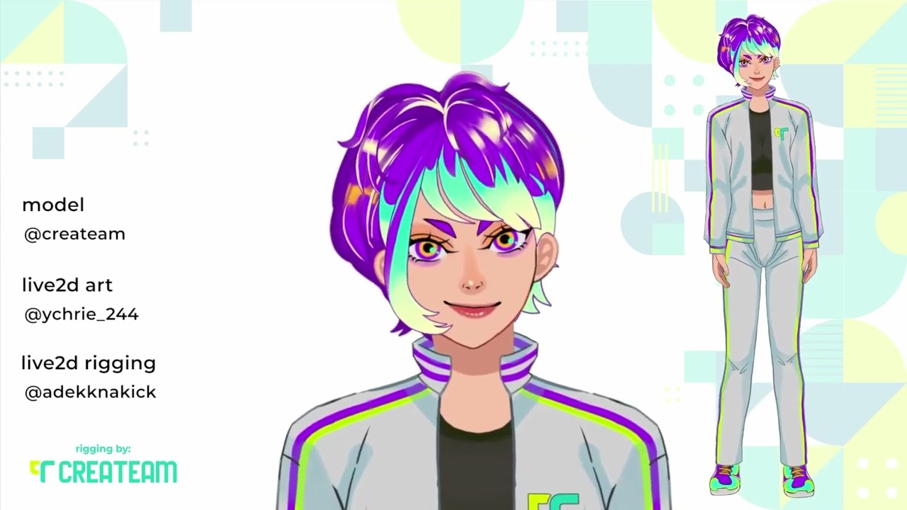 【Showcase】Createam Live2D Model - YouTube