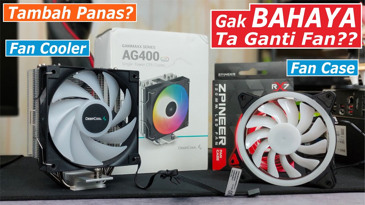 Perbandingan Suhu Kalau Pakai Fan Cooler Bawaan VS Fan Casing Murah ...