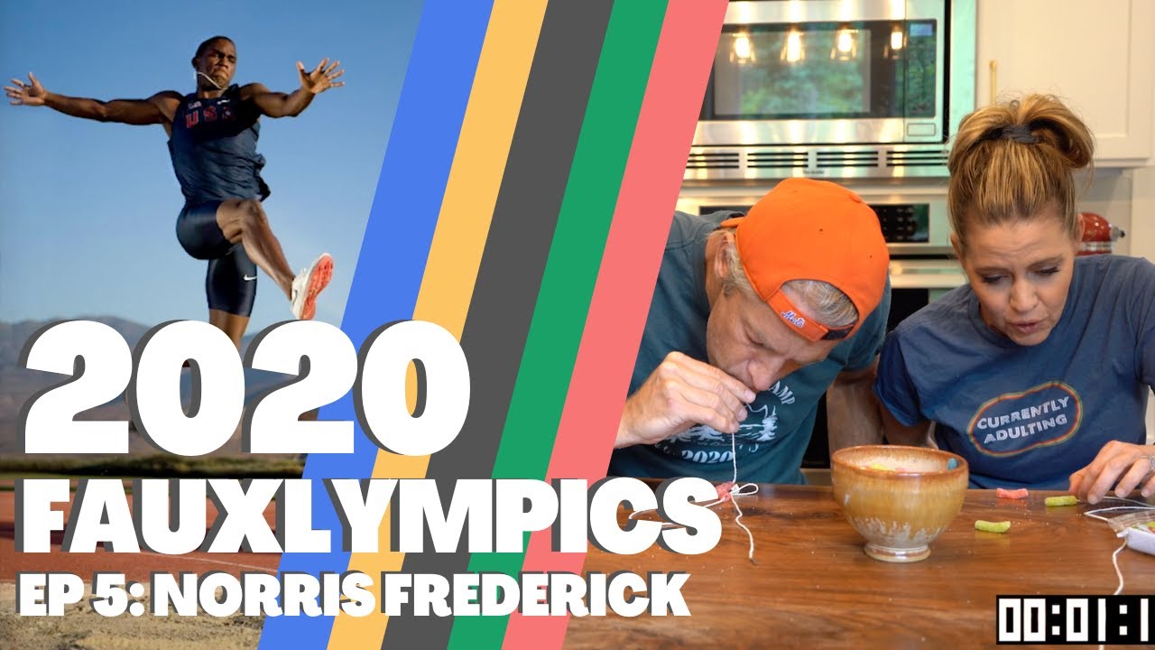 2020 Fauxlumpics | Candy Necklace Race with Norris Frederick - YouTube
