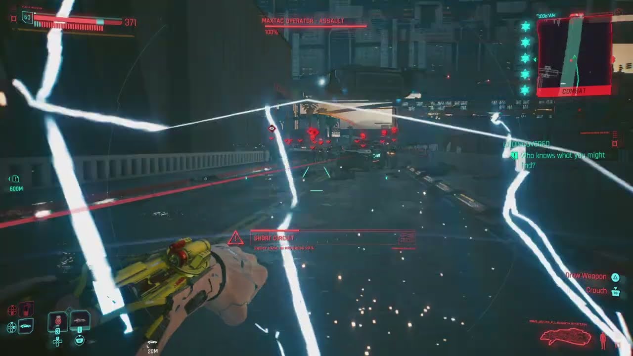 Cyberpunk 2077 Phantom Liberty (Explosive Launch Projectile System) VS ...