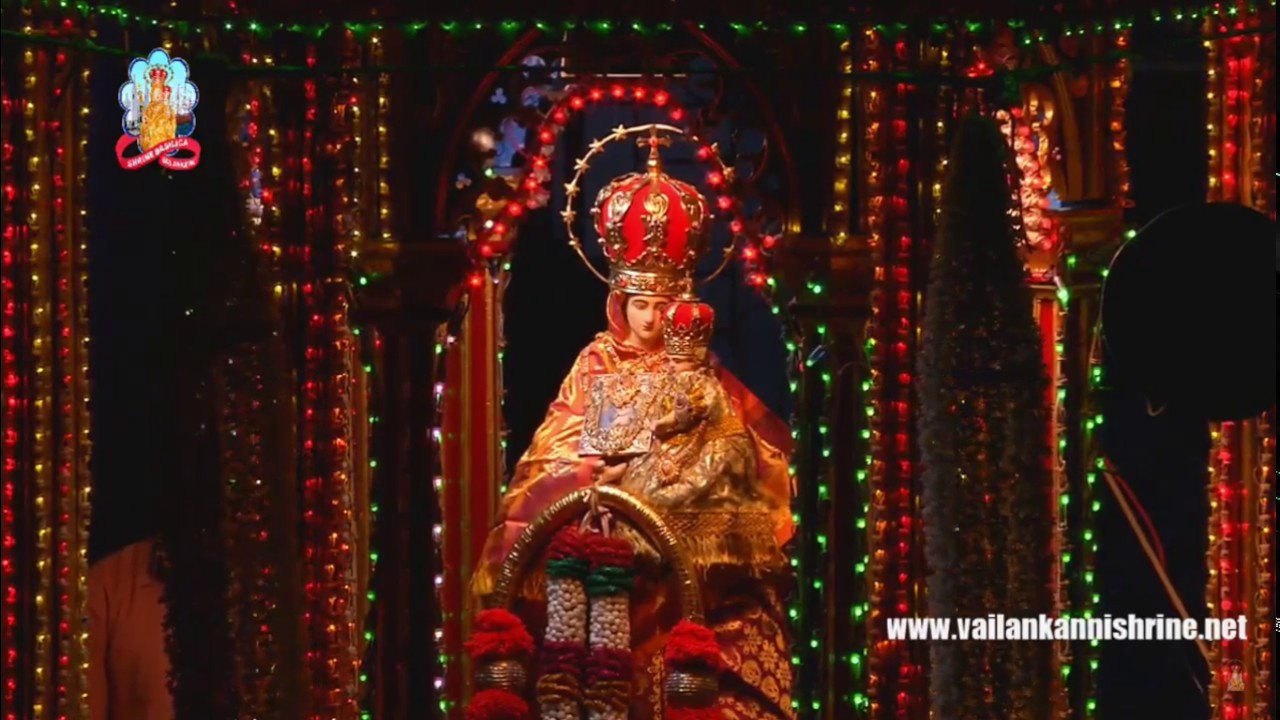 Velankanni shrine Basilica Prayer Before the Car Procession-Day 6 - YouTube
