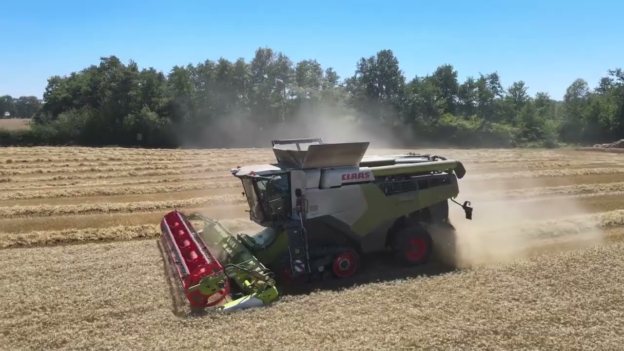 MOISSON DE BLE CLAAS x2 // LEXION 650 & LEXION 7500 // SARL BELOUZARD ...