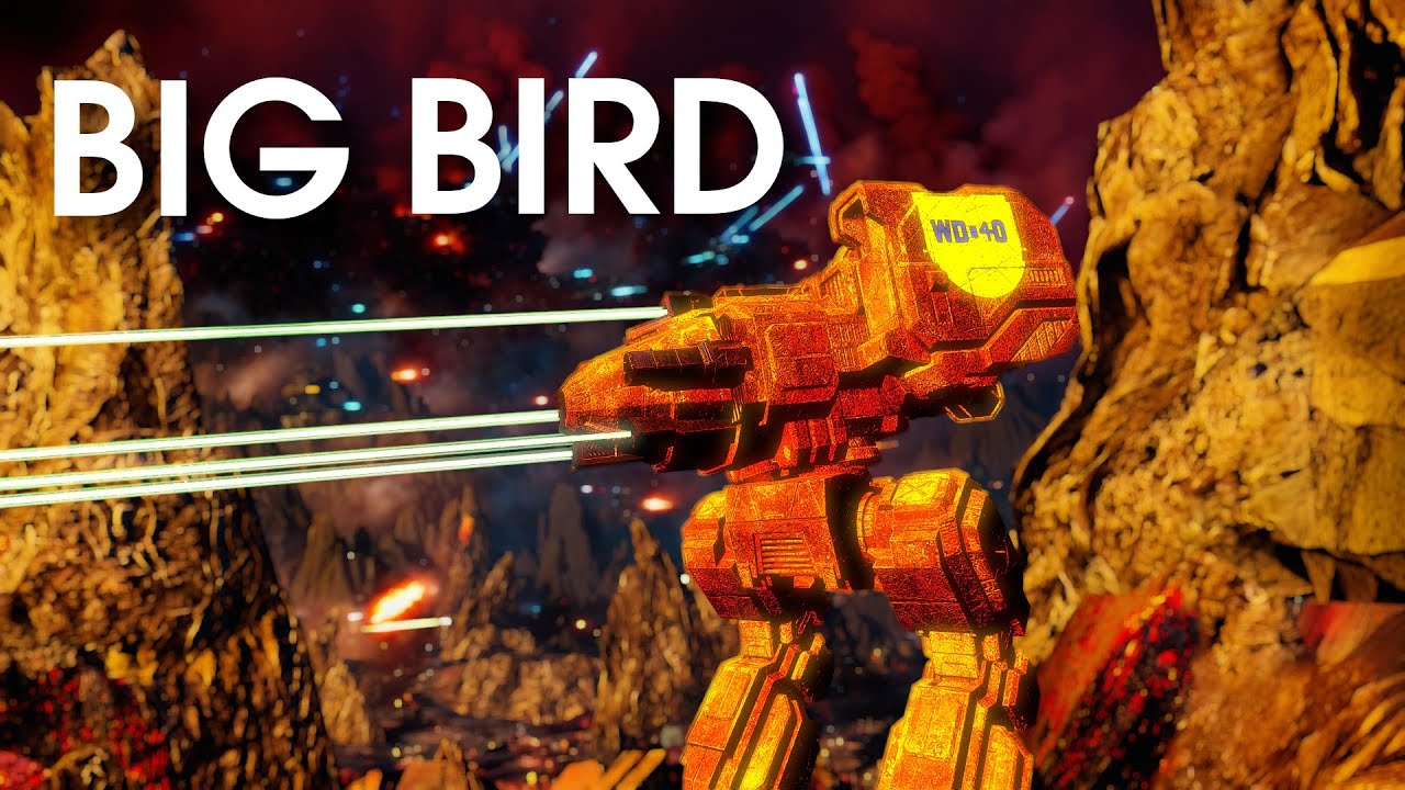 Big Bird: War Emu - Mechwarrior Online - YouTube
