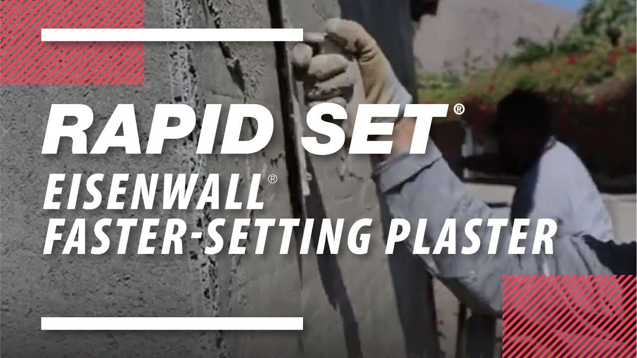 Eisenwall® Faster-Setting Plaster System Residential Project - YouTube