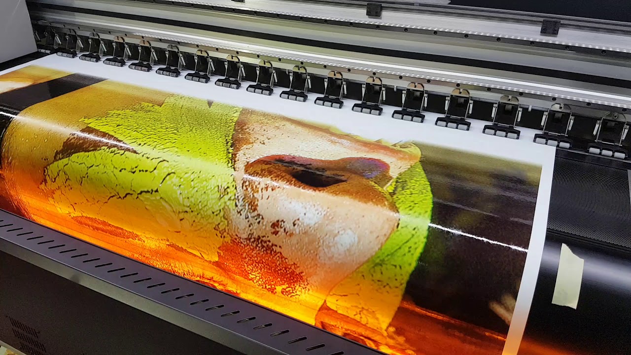 Xtra320sg Flora Printer's Mild solvent - YouTube