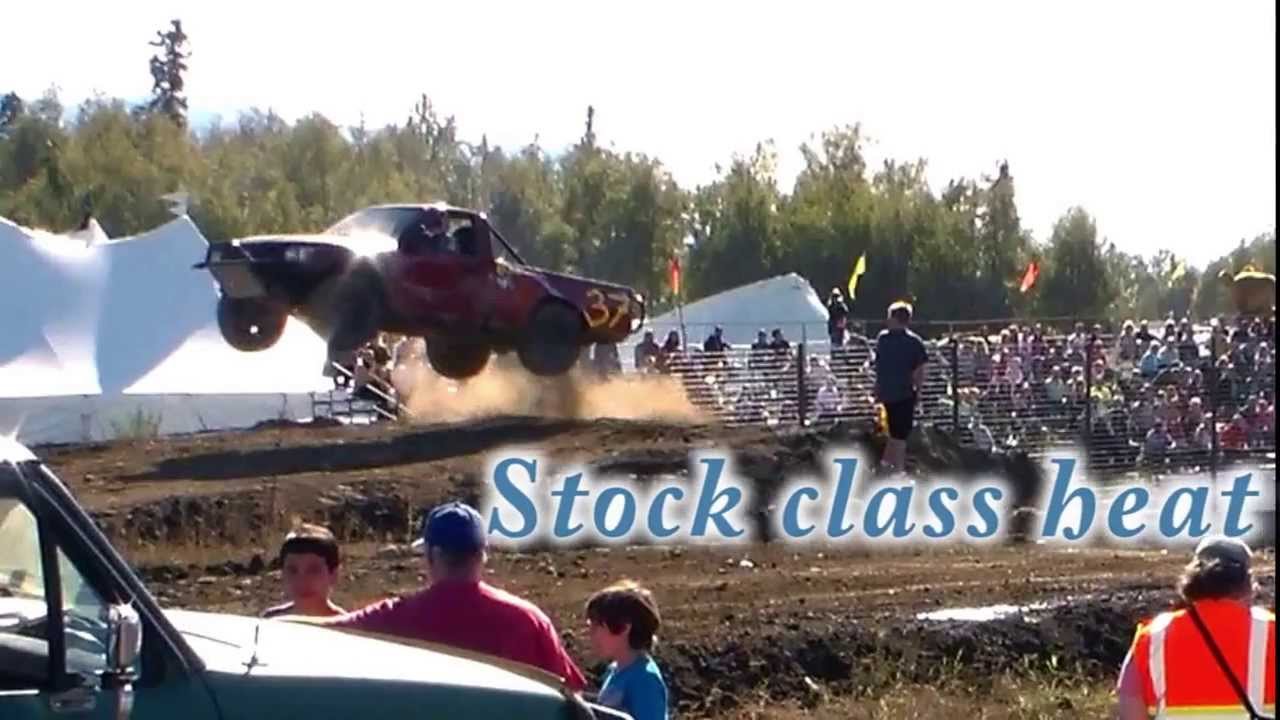 2013 Alaska State Fair Stock Tuff Truck race - YouTube