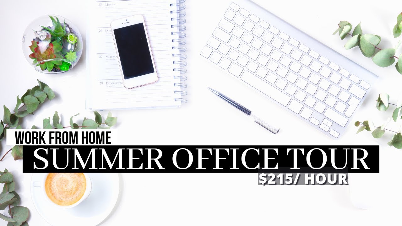 MY HOME OFFICE TOUR → Work From Home Summer Office Tour 2021 (Outschool ...