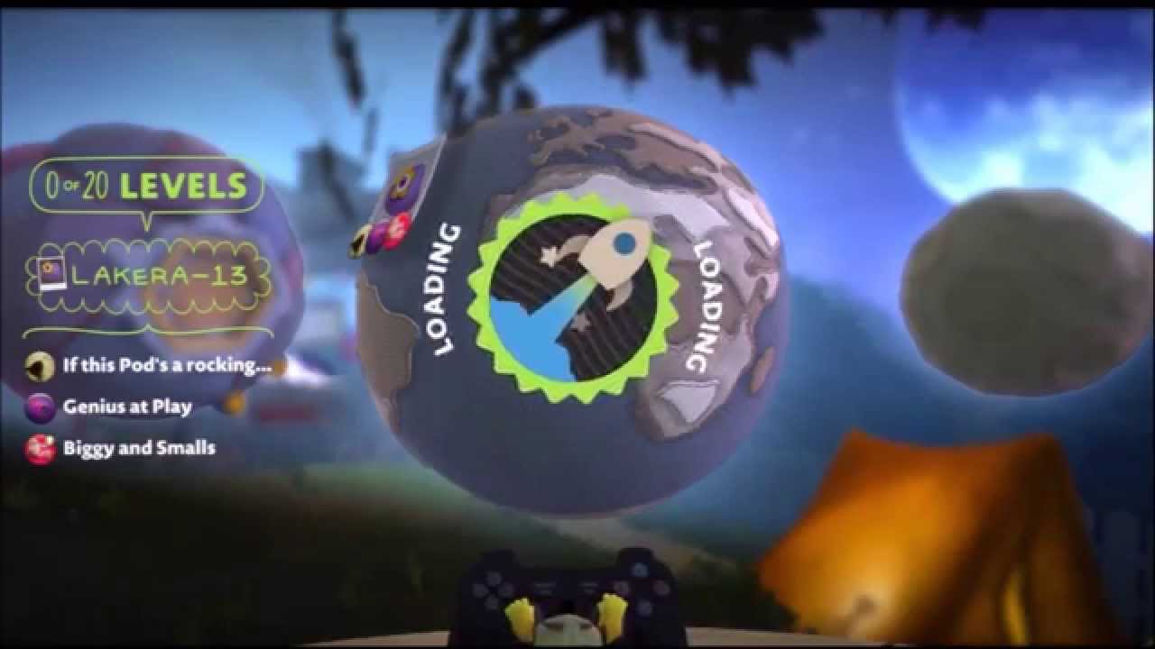 HD LittleBigPlanet 3 BETA: Pod mechanics and the menu with commentary ...