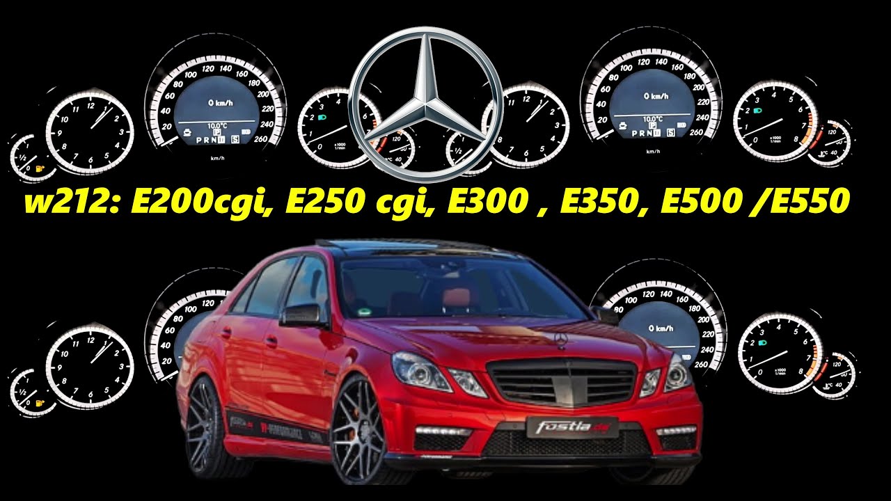 Mercedes E-Class (W212) Pre-Facelift Petrol (2009–2012) - Acceleration ...