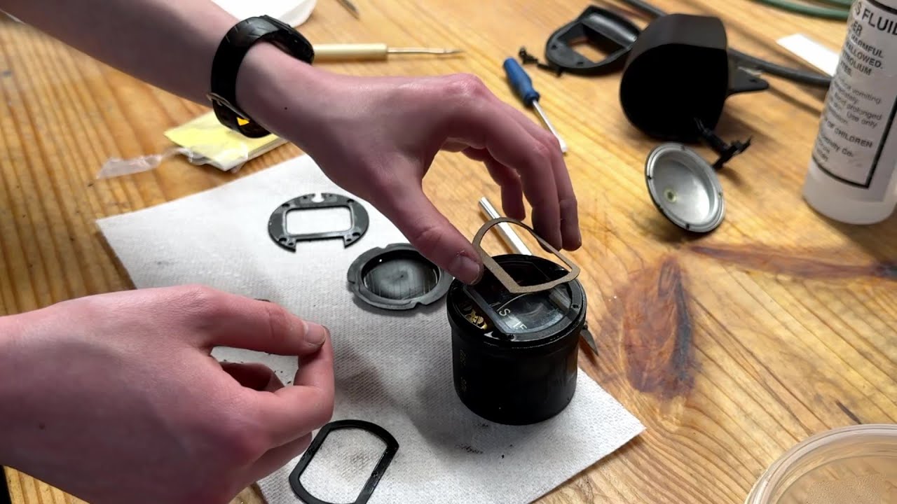 Rebuilding A Whiskey Compass for an Airplane - YouTube