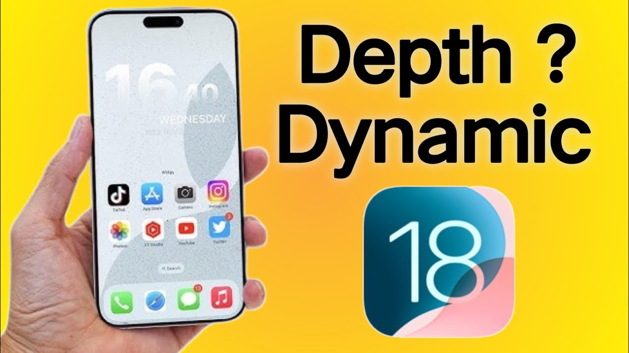 How To Use Depth Wallpaper iPhone iOS 18 || How To Use Dynamic Wallpaper iPhone iOS 18 || - YouTube