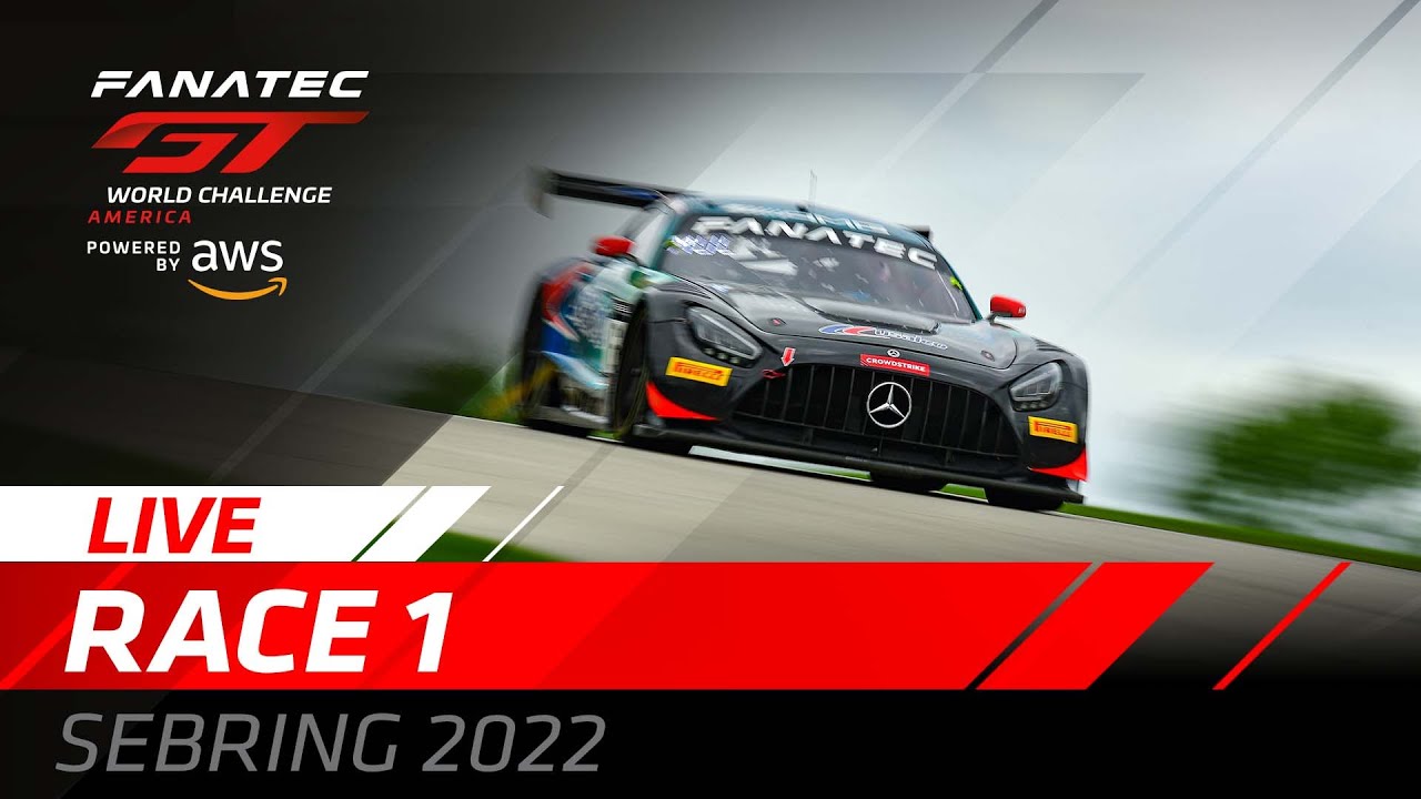 LIVE | Race 1 | Fanatec GT World Challenge America Powered by AWS 2022 ...
