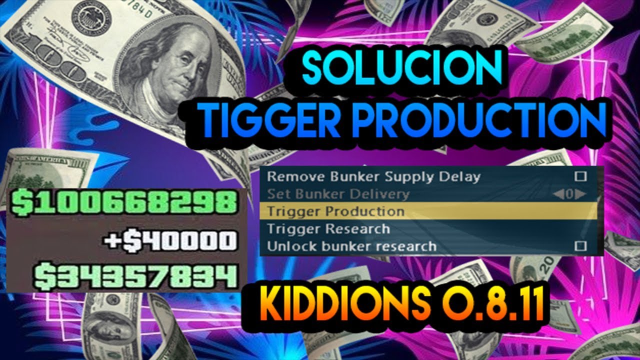 Solucion |Mod Menu Bunker Set Production| GTA V ONLINE 1.54 2021 - YouTube