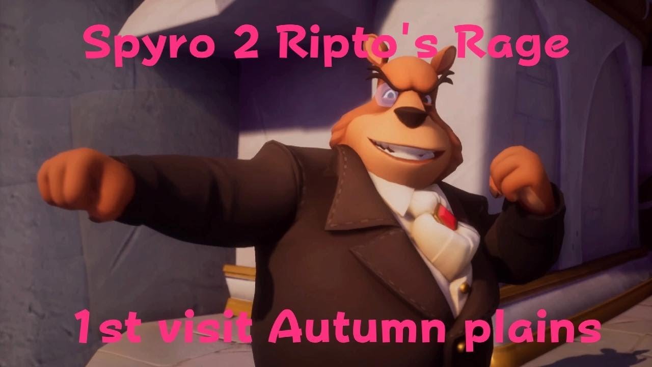 Spyro 2 Ripto's Rage 1st visit Autumn plains - YouTube