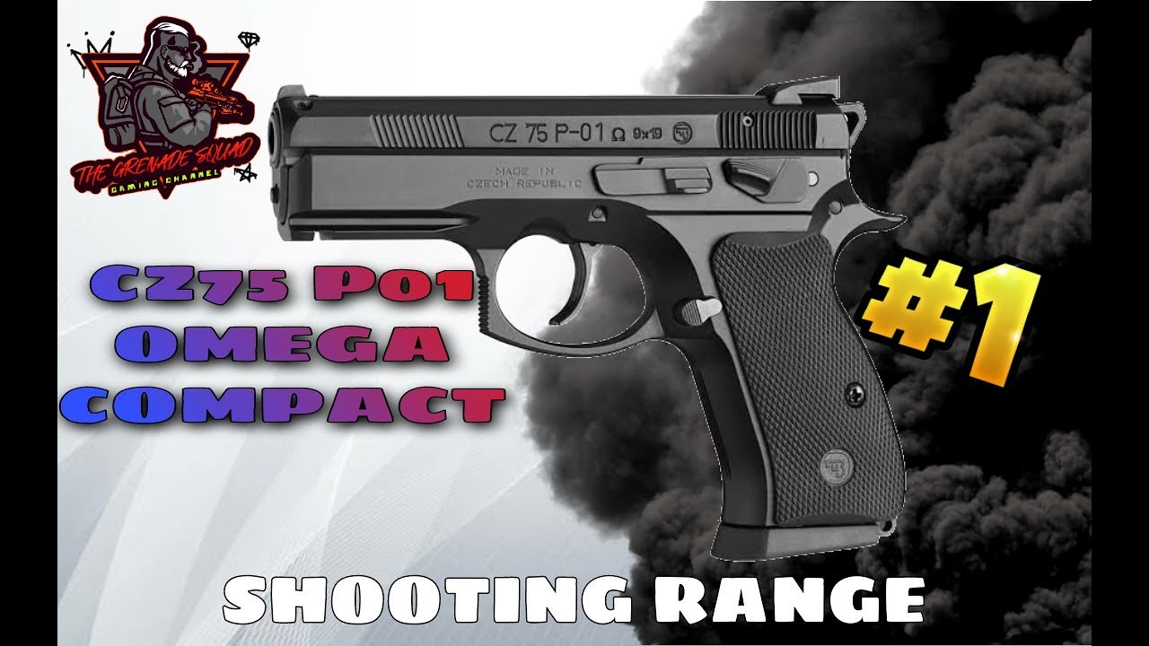 CZ 75 P01 Omega Compact Shooting range fire - YouTube