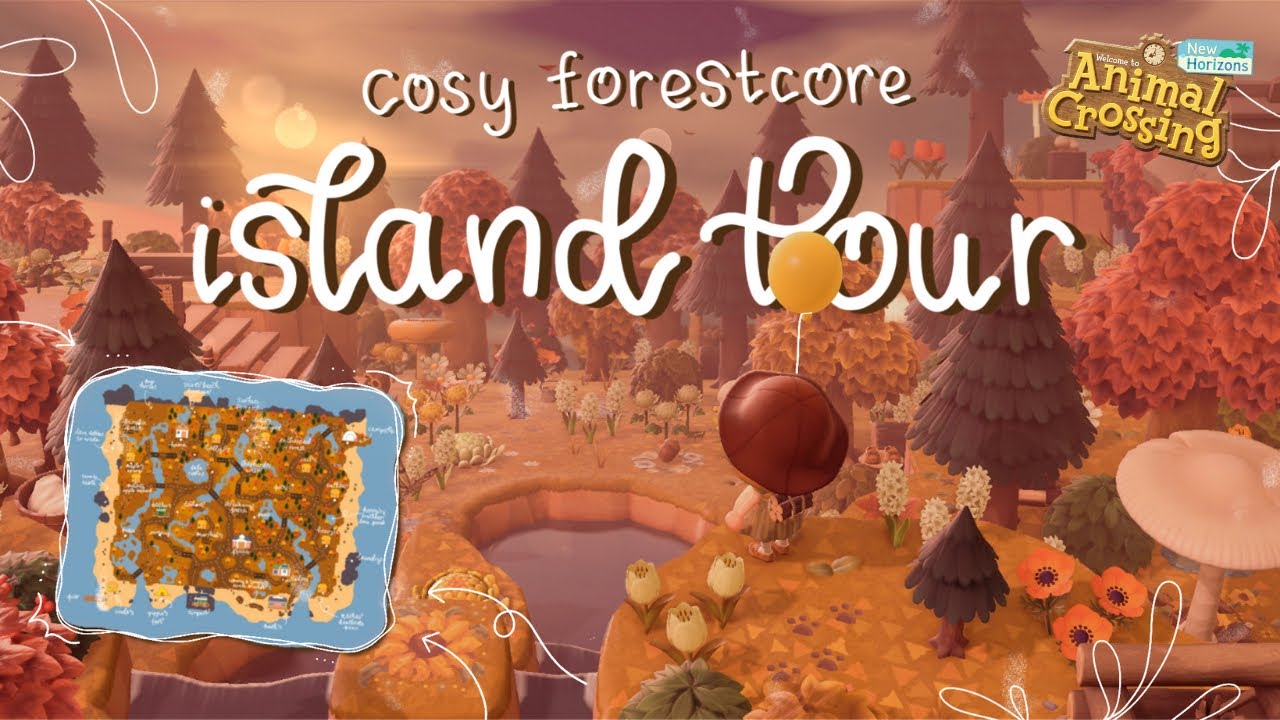 Cosy Forestcore Island Tour // Animal Crossing New Horizons - YouTube