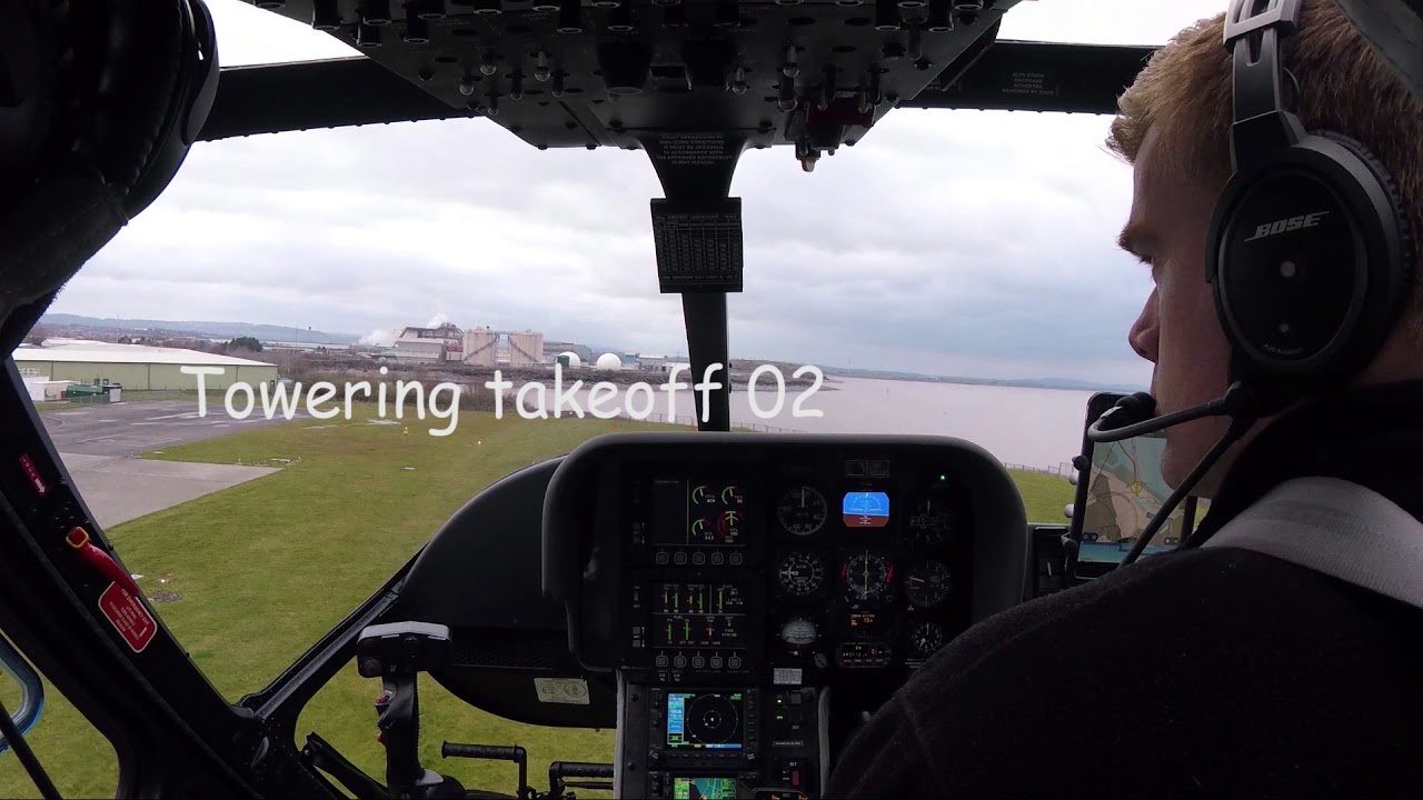 Cardiff heliport, Agusta 119 - YouTube