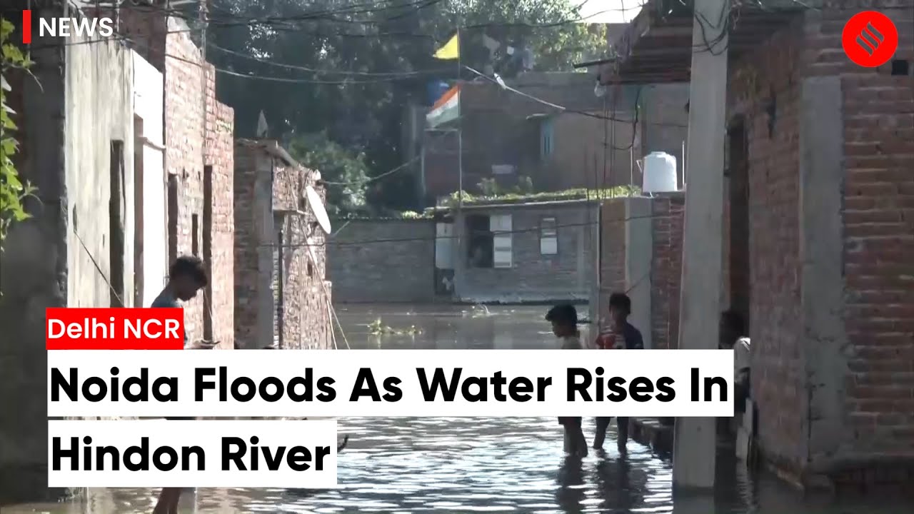 Noida Flood: Rising Levels In Hindon River Floods Localities In Noida ...