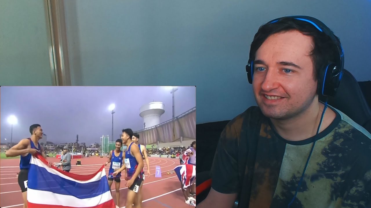 Puripol Boonson⚡ leads Thai team to 3rd place 4x100m 🕑39.39s 🏆 U-20 ...