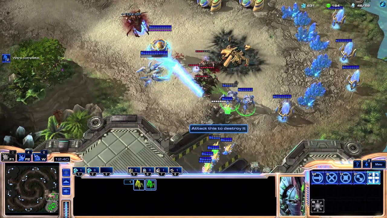 Starcraft II: Protoss versus Zerg Colossus/Void Ray build (Ranked ...