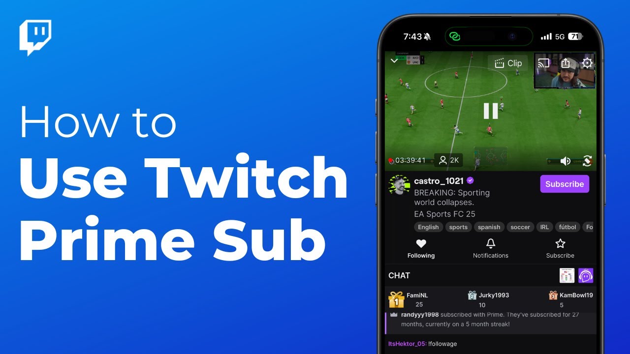 How To Use Free Twitch Prime Sub on iPhone - 2025 Easy Guide - YouTube