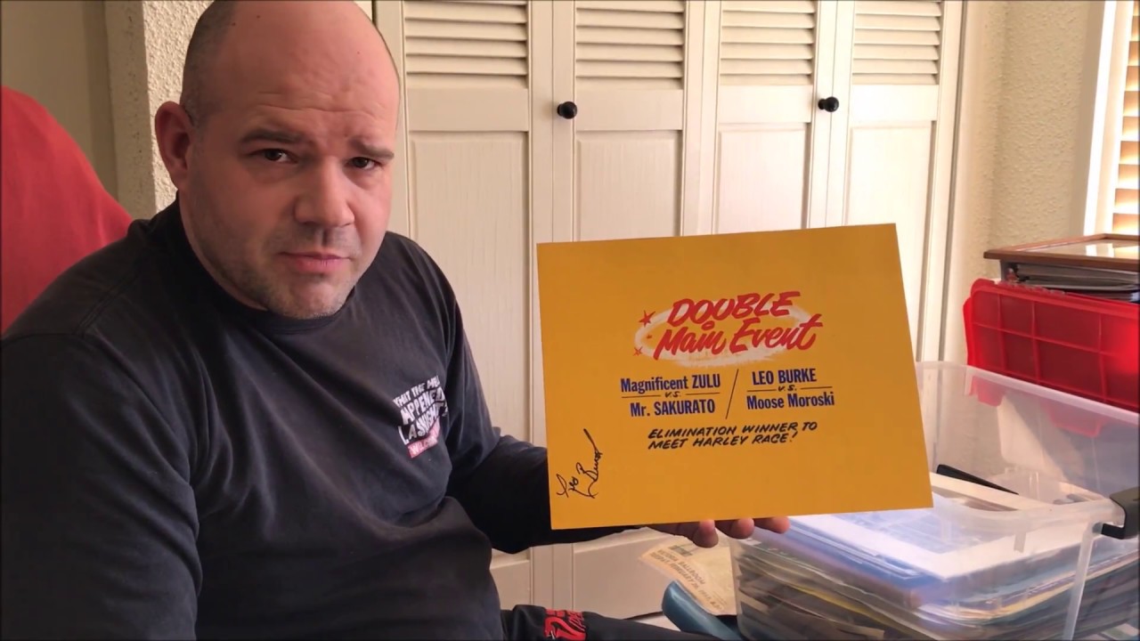 Vance Nevada on RARE 1974 Stampede Wrestling TV Production Card - YouTube