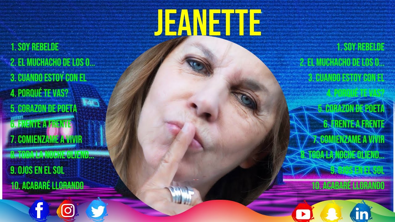 Jeanette ~ Especial Anos 70s, 80s Romântico ~ Greatest Hits Oldies ...