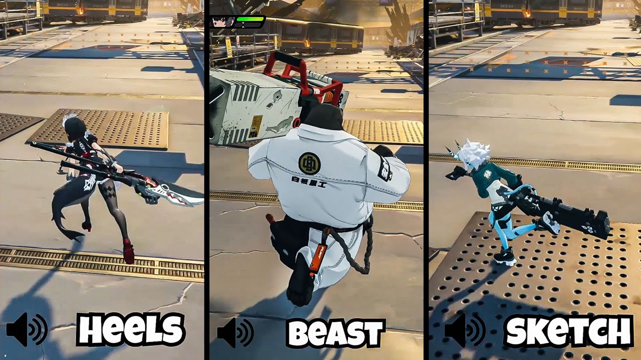 ZZZ Walking Comparison All Characters | Zenless Zone Zero - YouTube