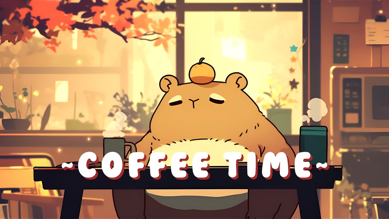 Capybara Chill Station | Peaceful Beats for Studying & Relaxing 🦫 🌿 ☕ ...
