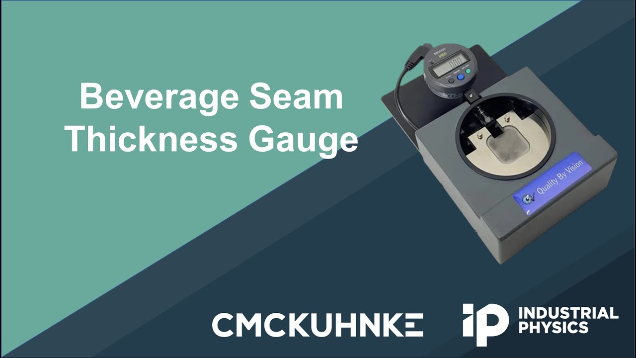 Discover our Beverage Seam Thickness Gauge - YouTube