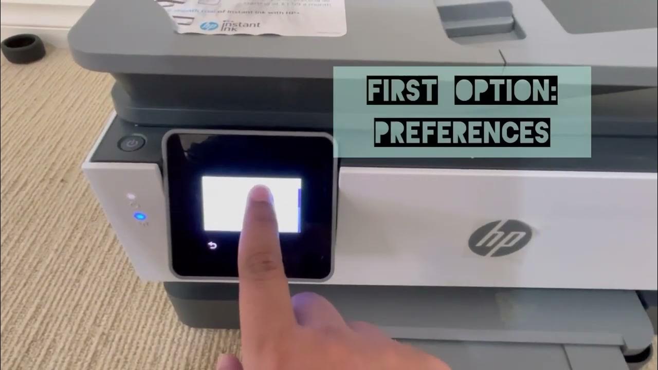 Language change: HP Officejet Printer ( series 8010e, 8025e, 9015e ...