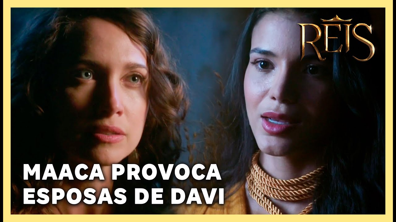 HISTÓRIA DO REI DAVI: Maaca provoca esposas de Davi - YouTube