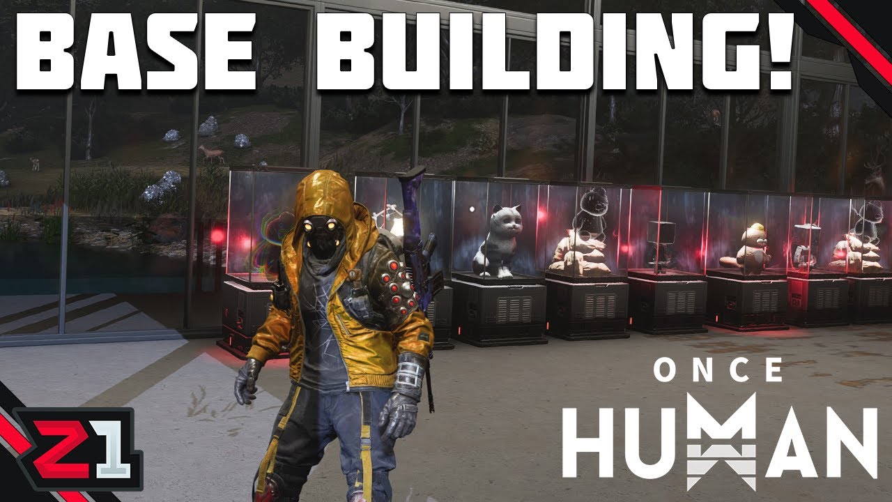 Building A GLASS HOUSE During The End Of The World! Once Human Base ...