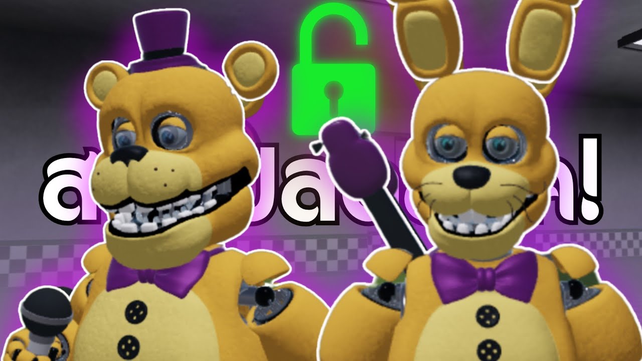 สอนปลดล็อค fredbear & Spring bonnie ใน FMR!!🐻🔓 | Roblox - YouTube
