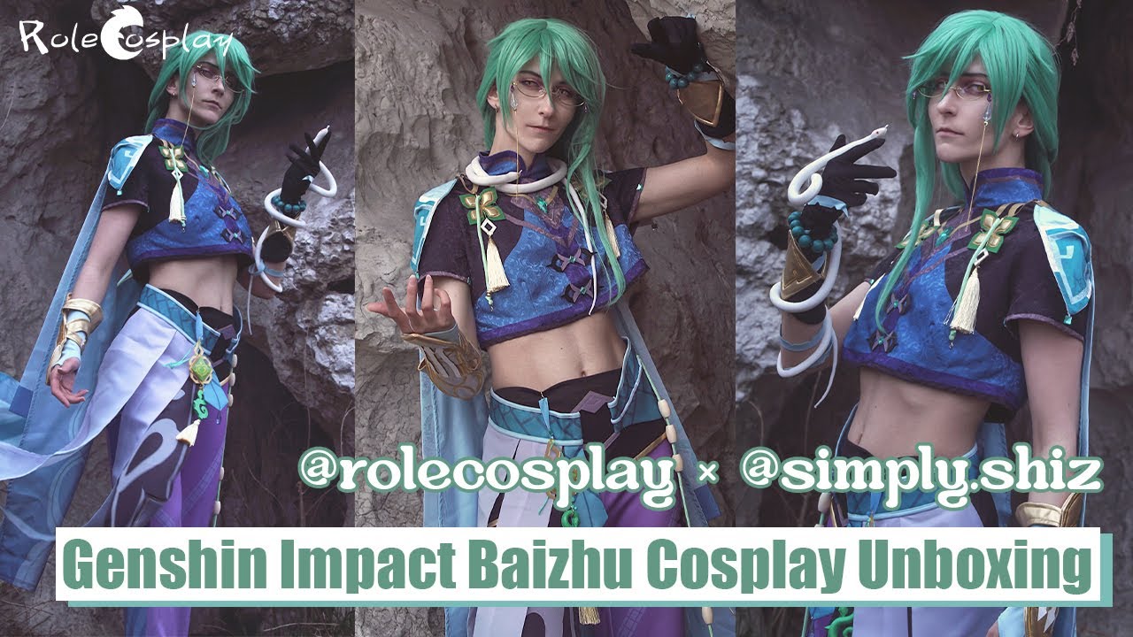 【Baizhu Cosplay】Unboxing Genshin Impact Costume from RoleCosplay - YouTube
