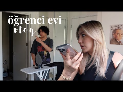 EN ŞEFFAF HALİYLE, ÖĞRENCİ EVİ TURU 🤪 | Kaan'ın evindeyim, Ingilizce dersim, cilt bakımı rutinim