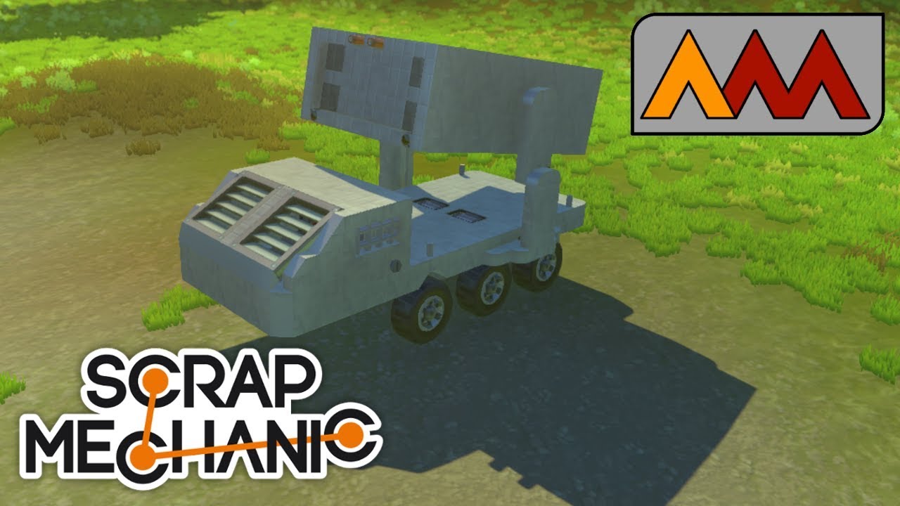 Self-Propelled Rocket-Artillery | Scrap Mechanic - YouTube