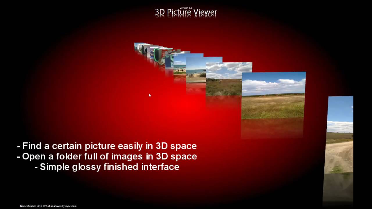 3D Picture Viewer - View your images in 3D space - YouTube