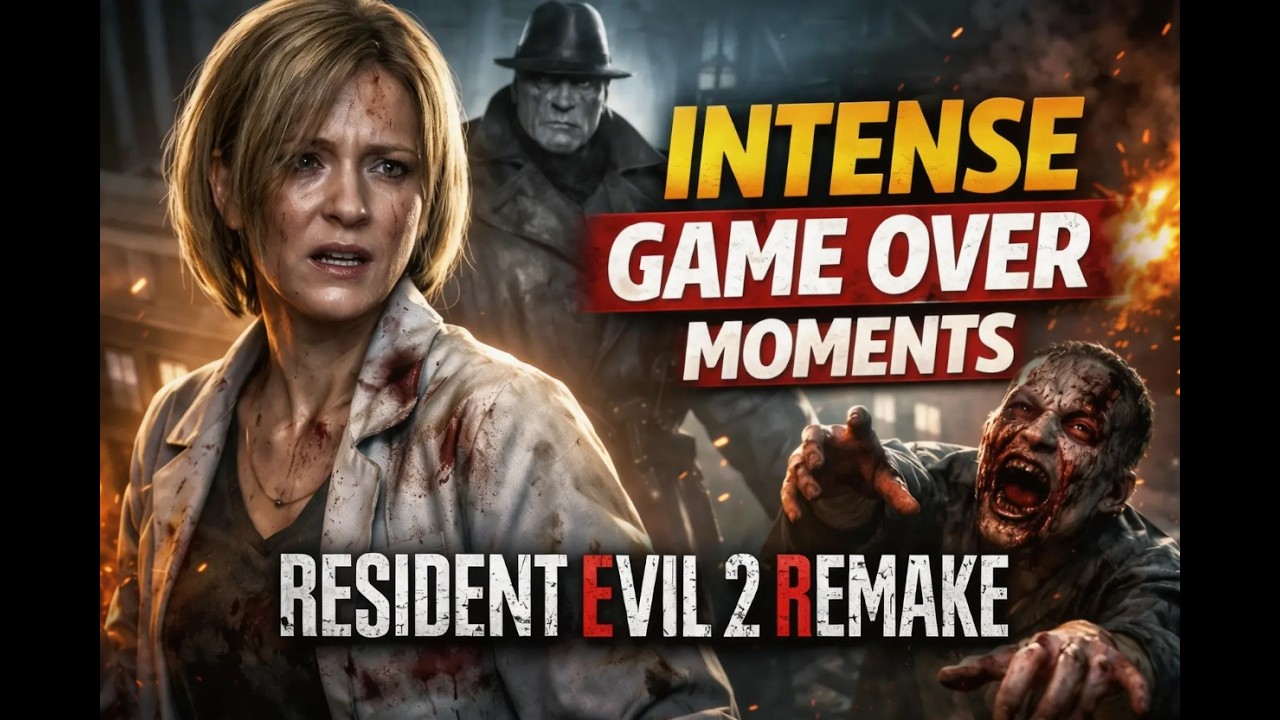 Annette Birkin Intense Game Over Moments – Resident Evil 2 Remake - YouTube
