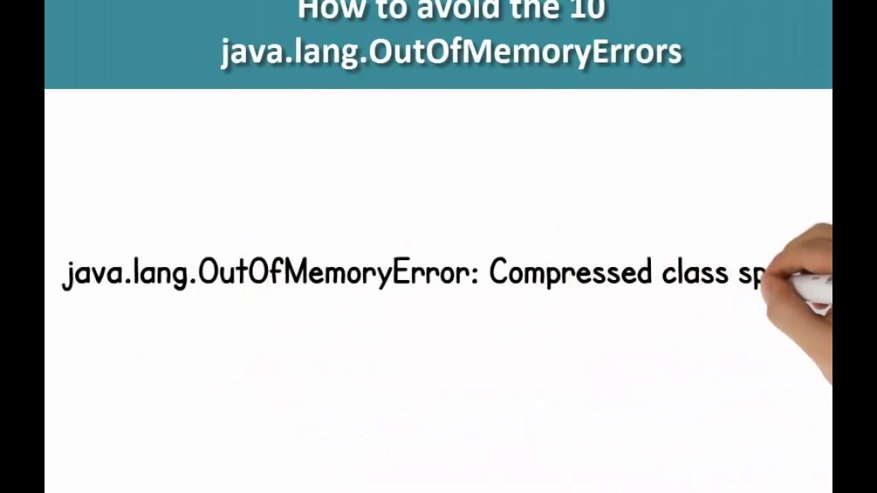 OutOfMemoryError : Compressed class space - YouTube