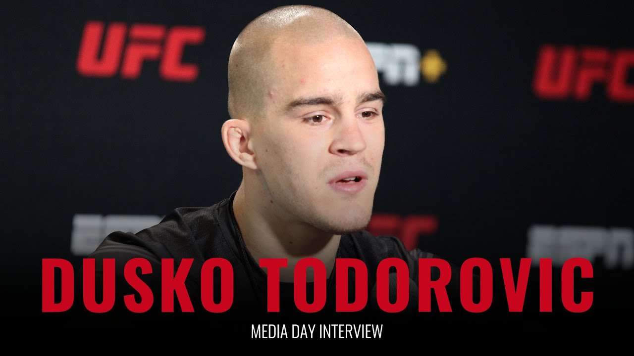 Dusko Todorovic UFC Vegas 28 media day interview - YouTube