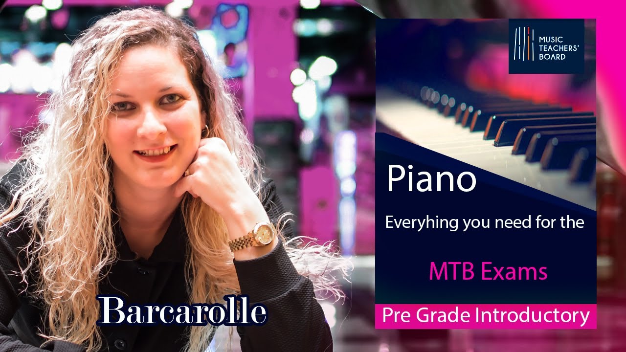 MTB EXAM. Recital Selection Piano Pre-Grade Introductory. Piece ...