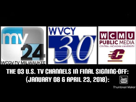 Episode 101 - The 03 U.S. TV Channels In FINAL Signing-OFF | (January ...